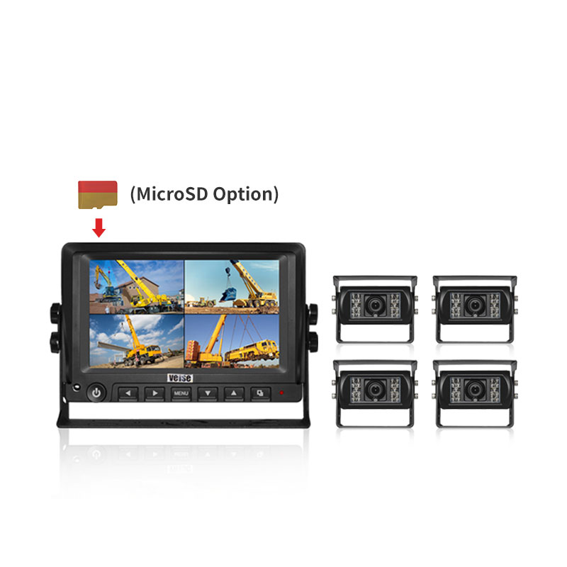 7-inch 1080P Quad Reversing Camera Monitor System-[Veise Electronics ...