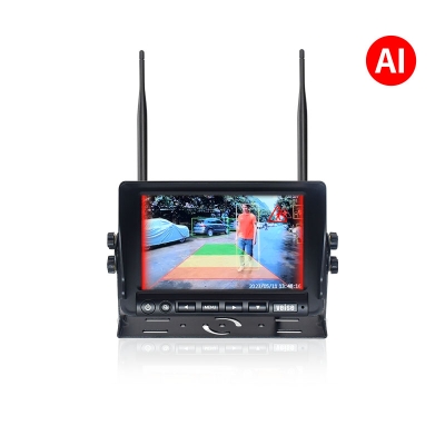 7-inch Wireless AI Pedestrian & Vehicle Detecting Camera System-Veise Electronics