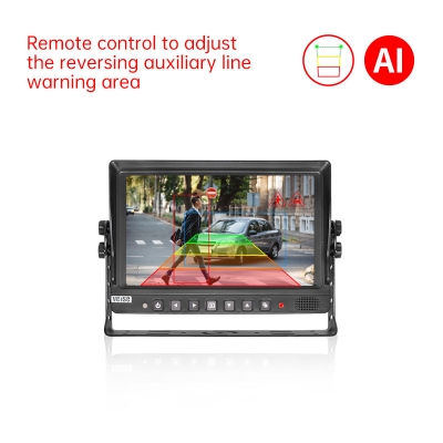 9-inch AI reverse camera system with audible and visual warning monitor ...